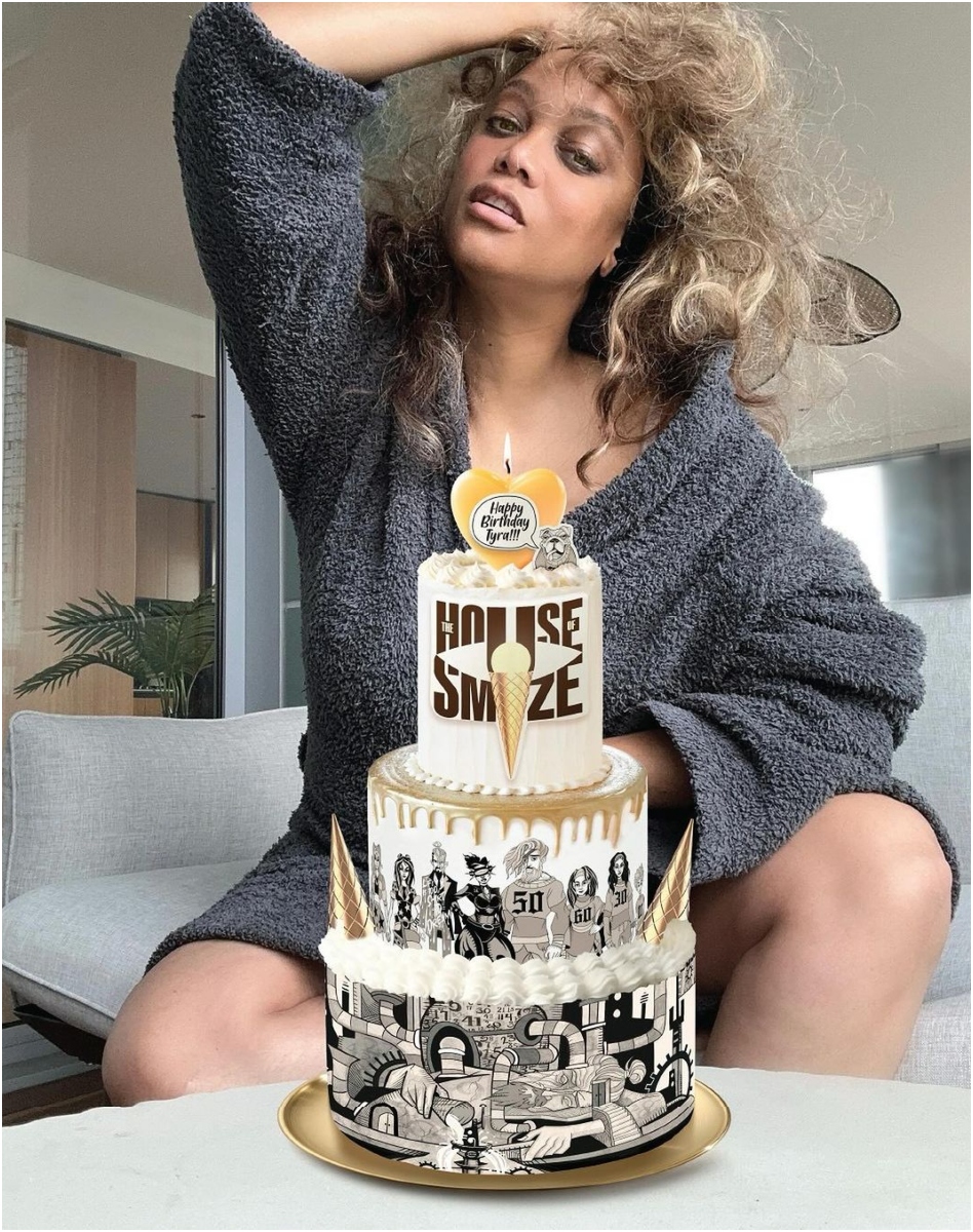 Tyra Banks Posts Makeup-Free Photos To Mark 50th Birthday