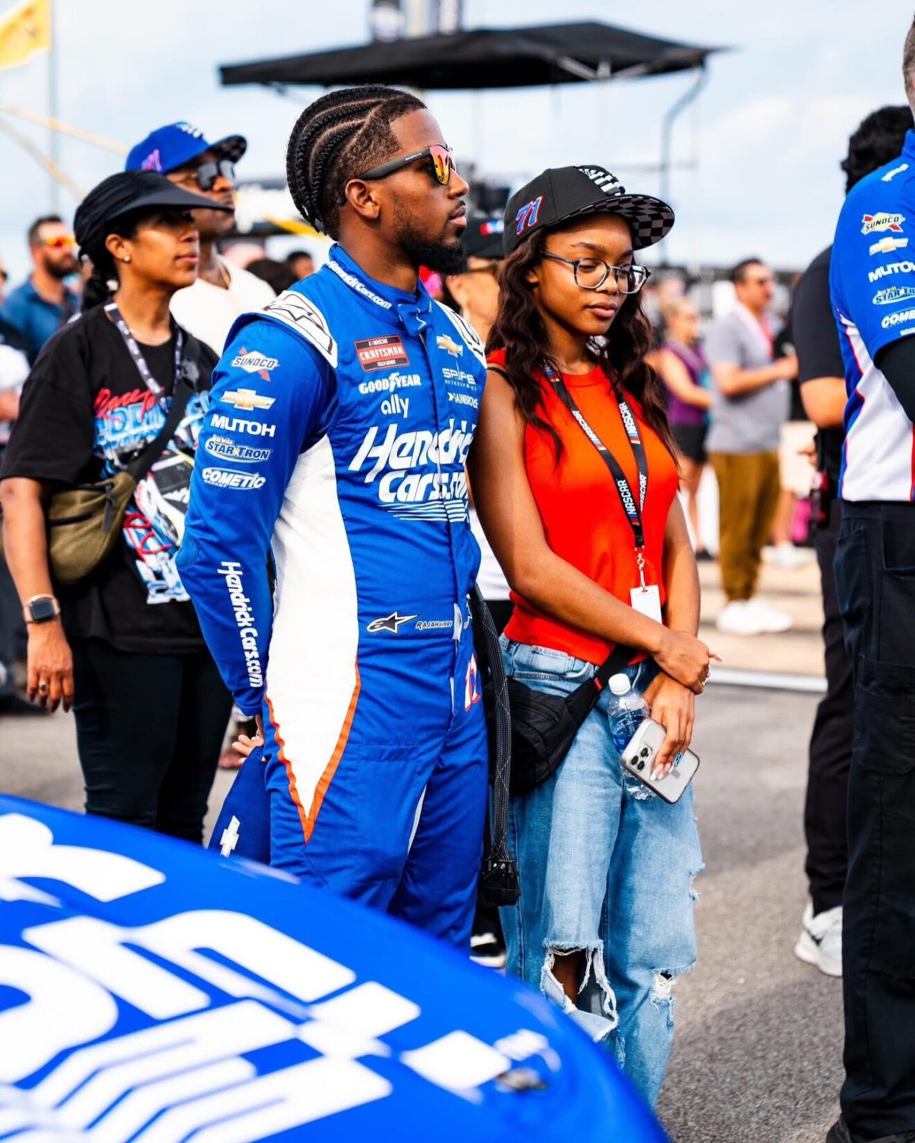 Marsai Martin Celebrates Her Man Rajah Caruth's NASCAR Win