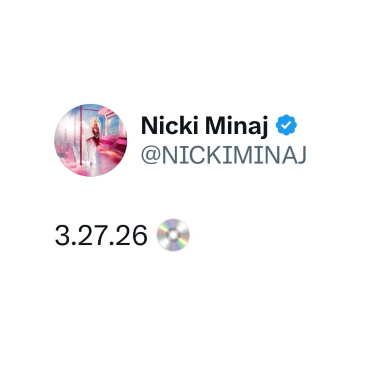 Nicki Minaj Announces 2026 Album Release Date